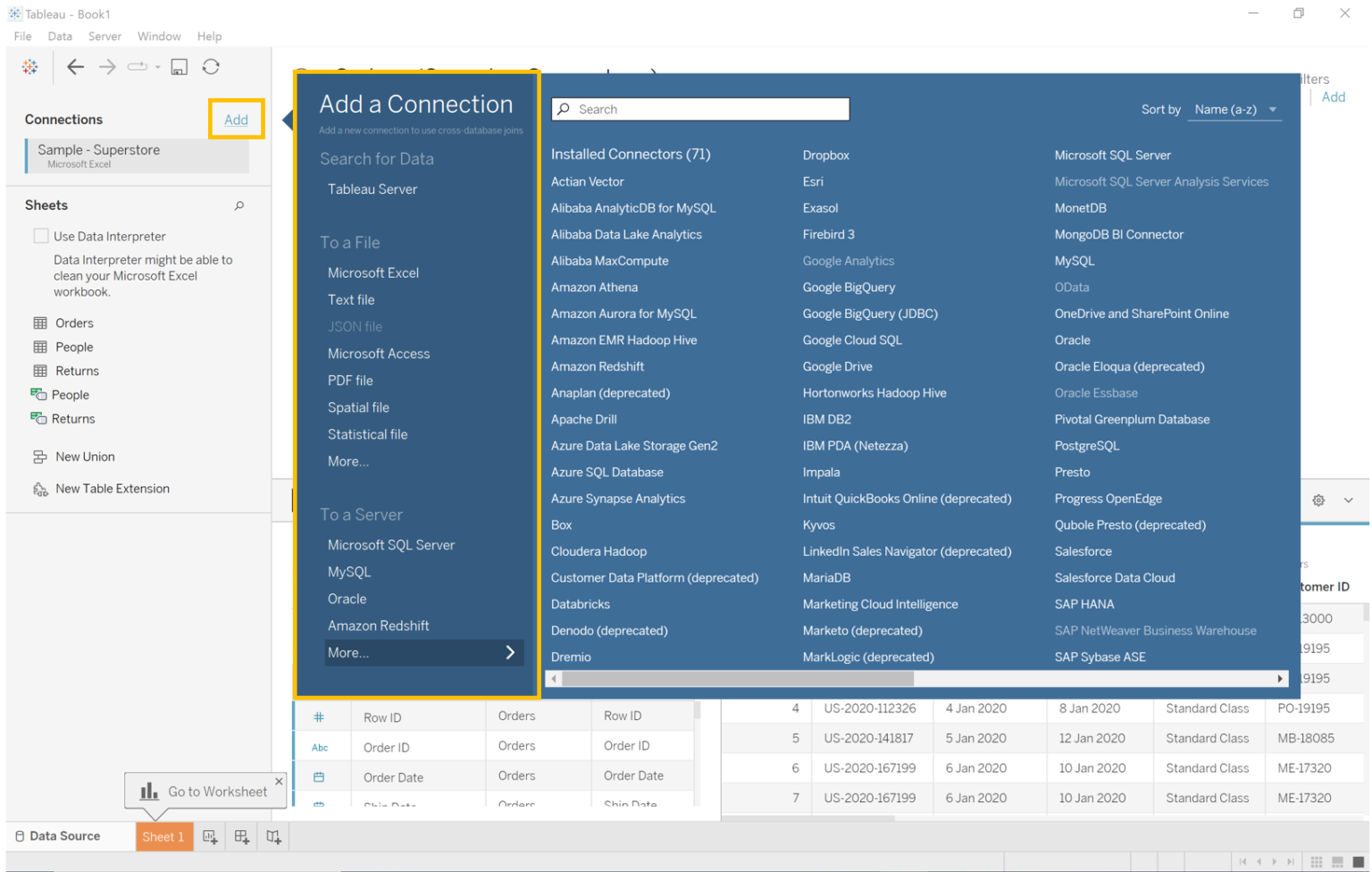 Tableau Fundamentals Beginner Level → Lesson 2.4: Data Source Tab in ...
